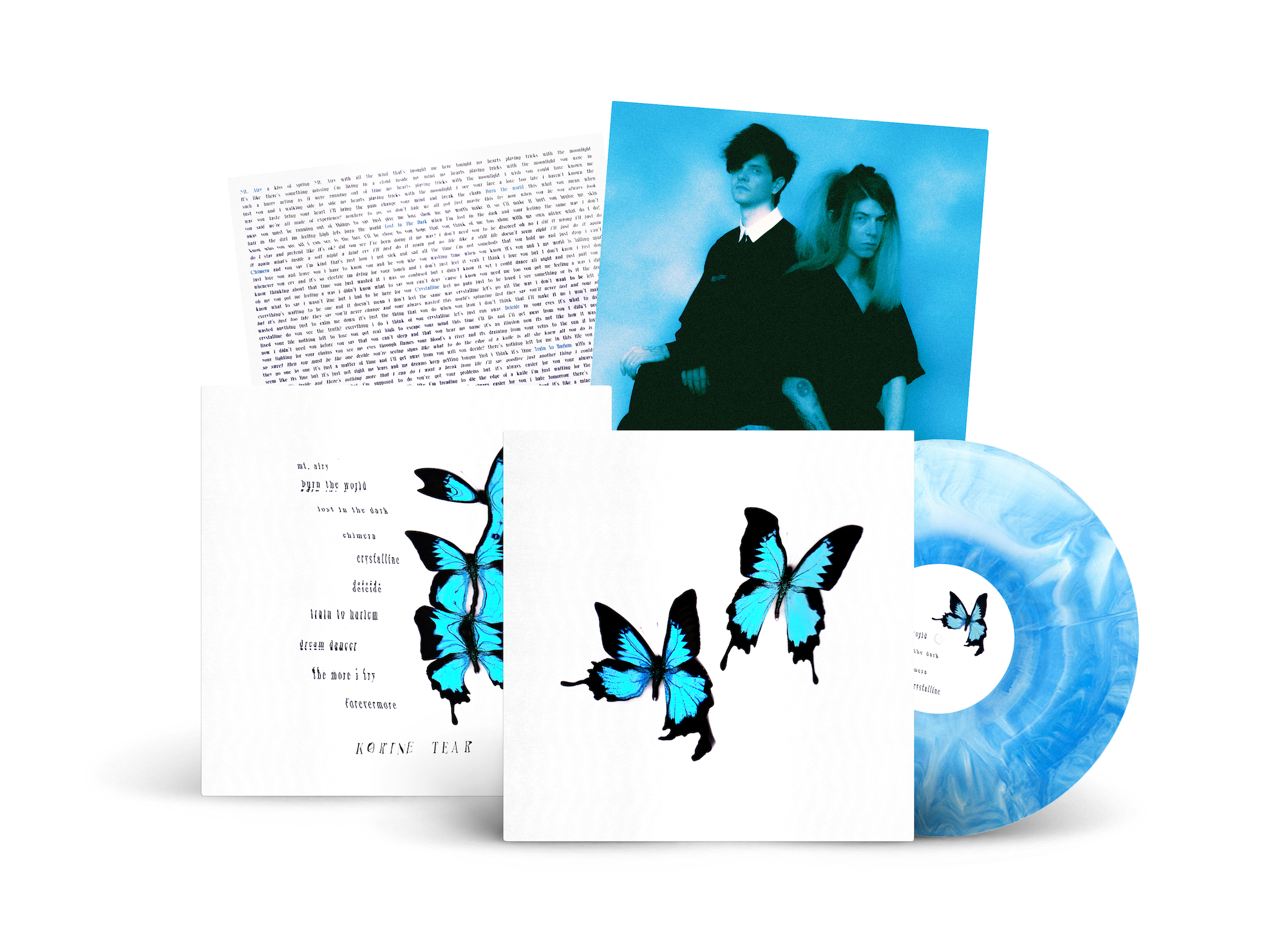 Korine - 'Tear' Deluxe Blue Marble Vinyl – Born Losers Records